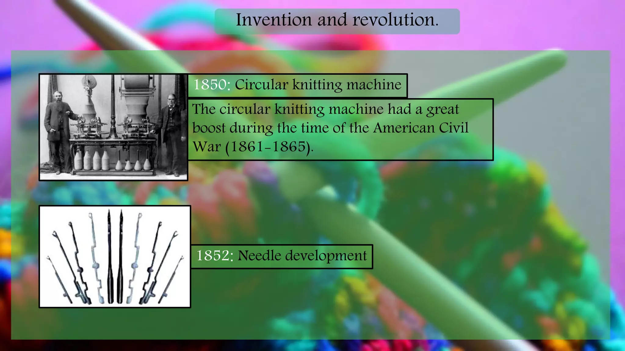 History of knitting technology. | PDF