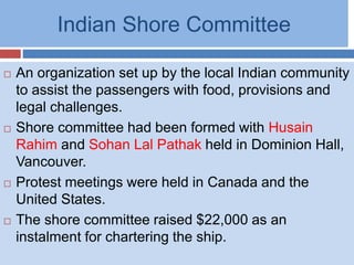 History of komagata maru incident. dr. rao | PPTX