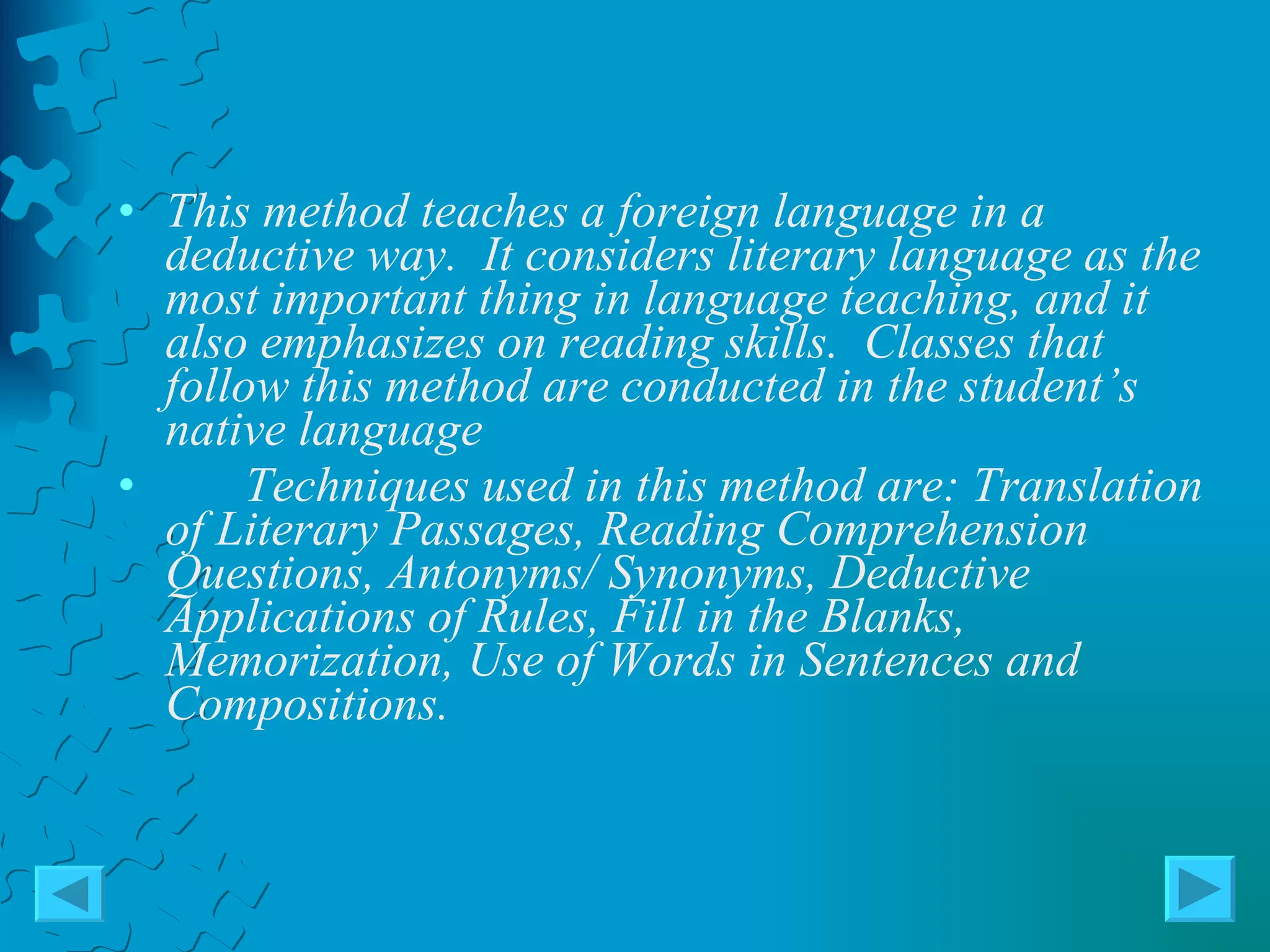 History Of Language Teaching | PPT | Education