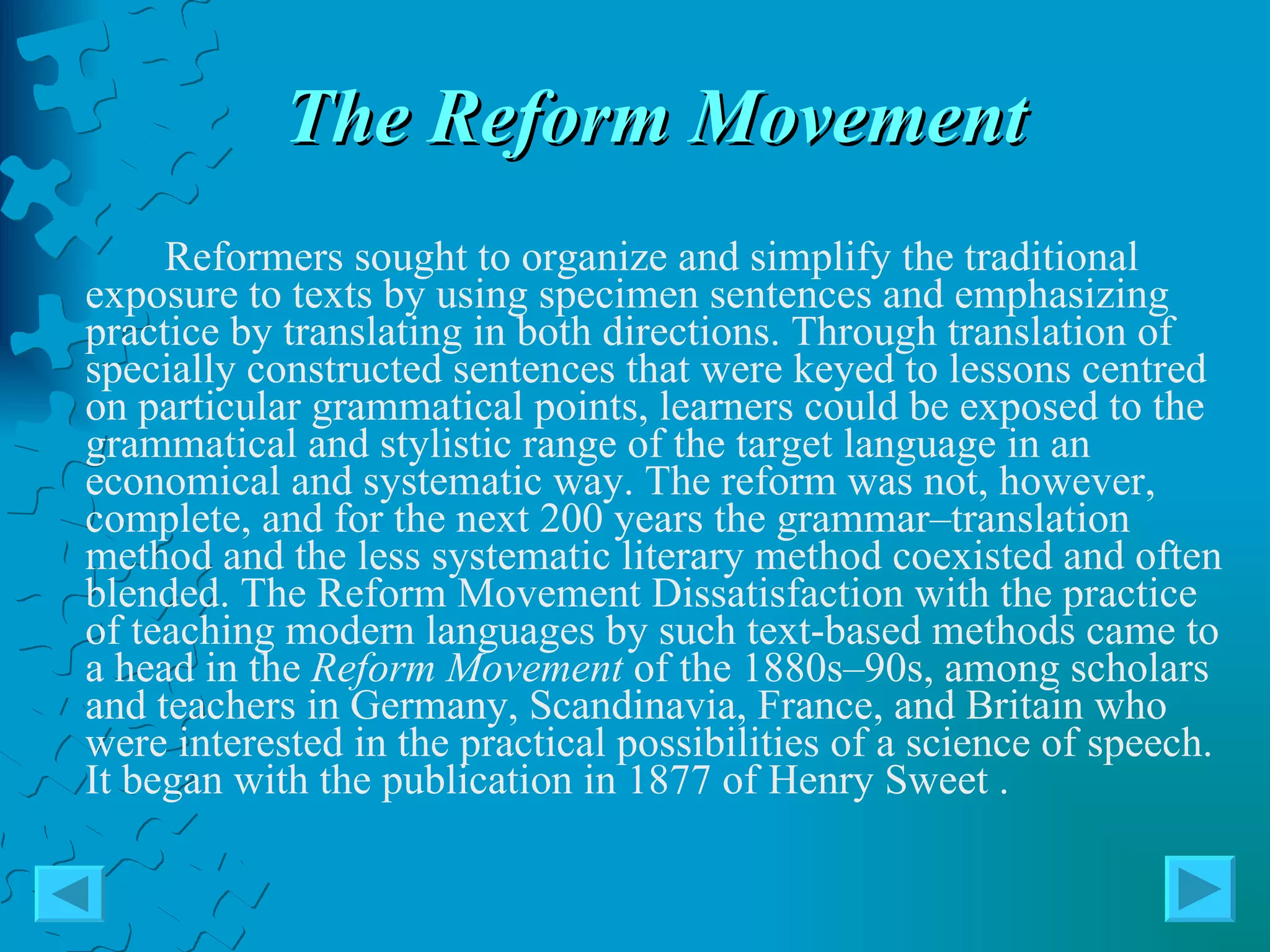 History Of Language Teaching | PPT | Education