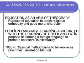 History of language_teaching | PPT