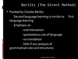 History of language_teaching | PPT