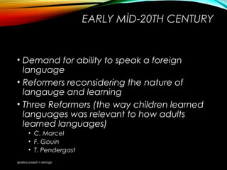 History of Language Teaching | PPT
