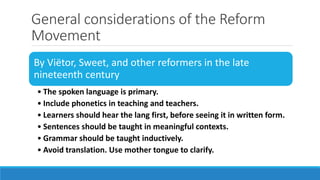 History of language teaching | PDF