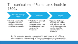 History of language teaching | PDF