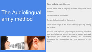 History of language teaching methodology | PDF