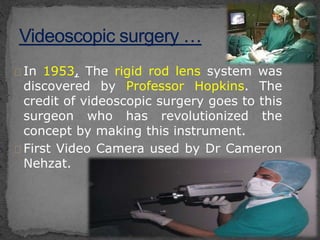 HISTORY OF LAPAROSCOPY BY DR SHASHWAT JANI | PPTX