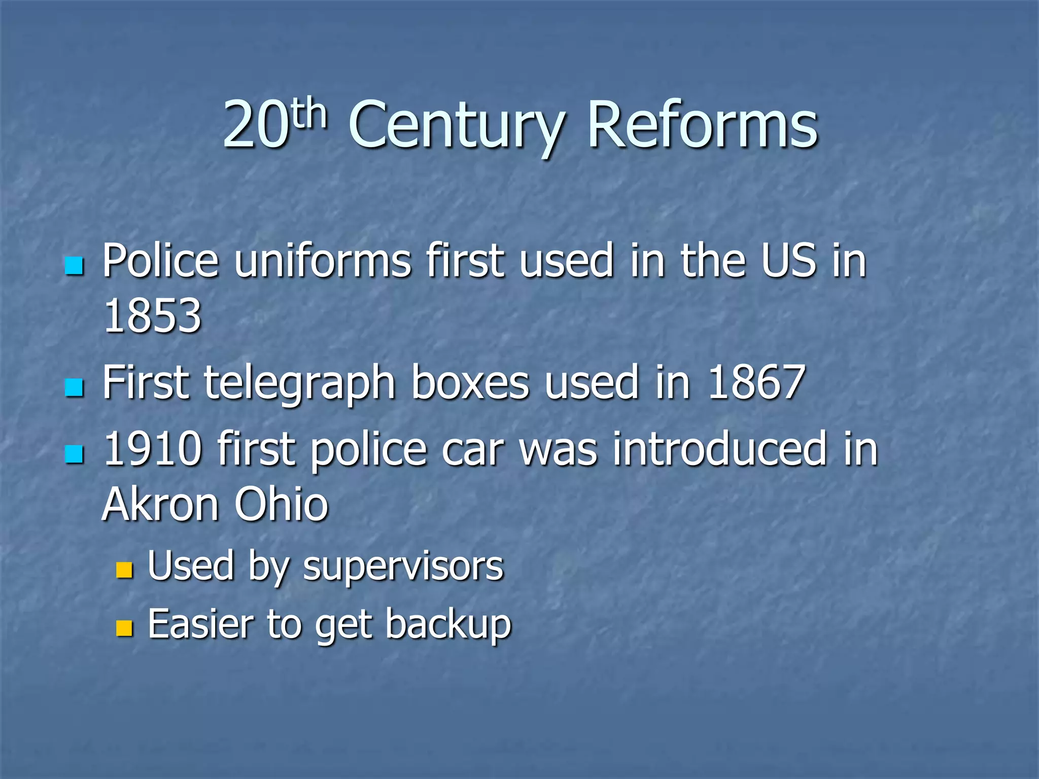 History of Law Enforcement | PPTX
