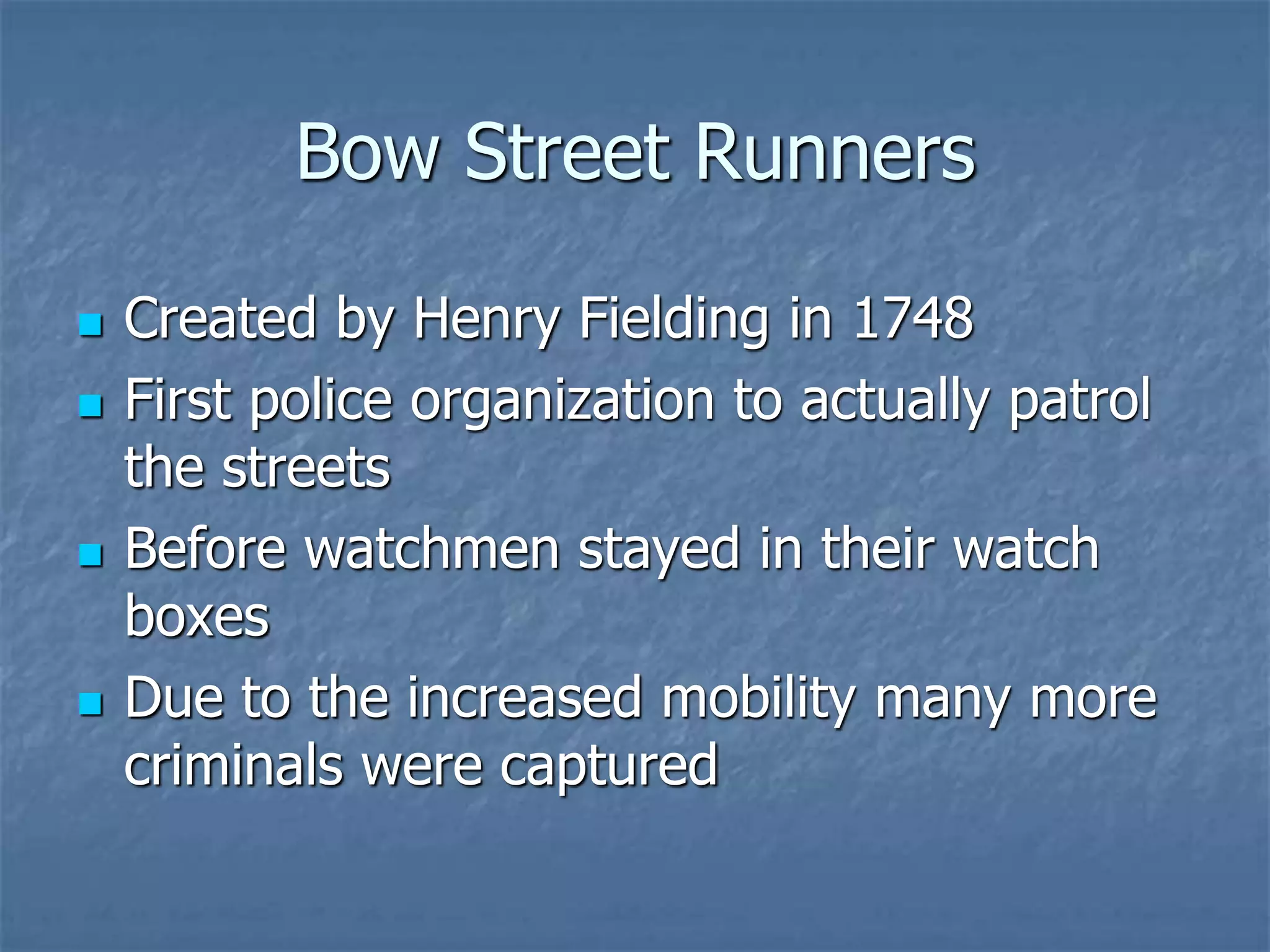 History of Law Enforcement | PPTX