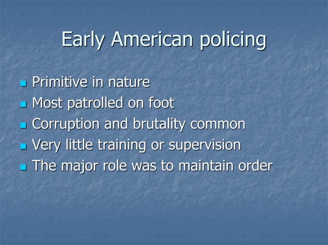 History of Law Enforcement | PPTX | Crime & Harmful Acts to Individuals ...