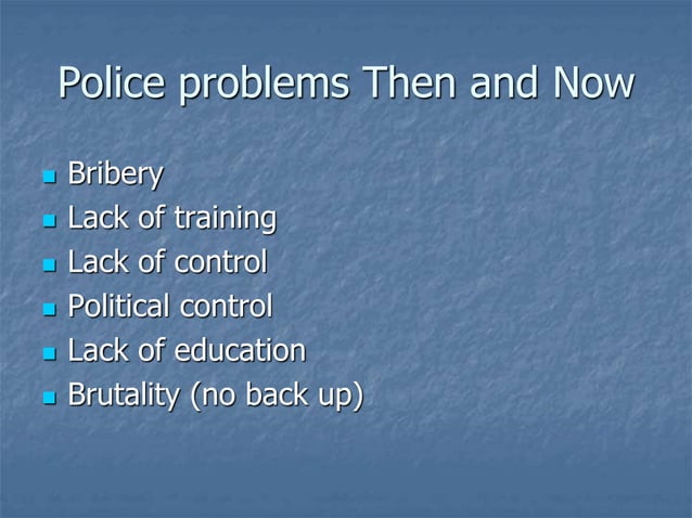 History of Law Enforcement | PPTX | Crime & Harmful Acts to Individuals ...