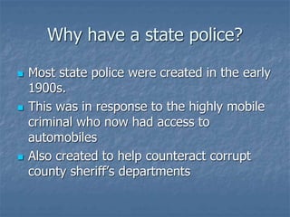 History of Law Enforcement | PPTX
