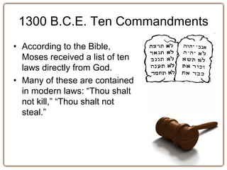 History of law handout | PDF