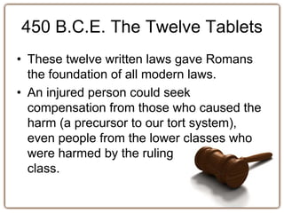 History of law handout | PDF