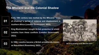 History of Lesotho And Basotho national. | PPTX