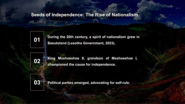 History of Lesotho And Basotho national. | PPTX