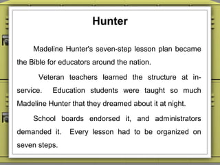 History of lesson plans | PPT