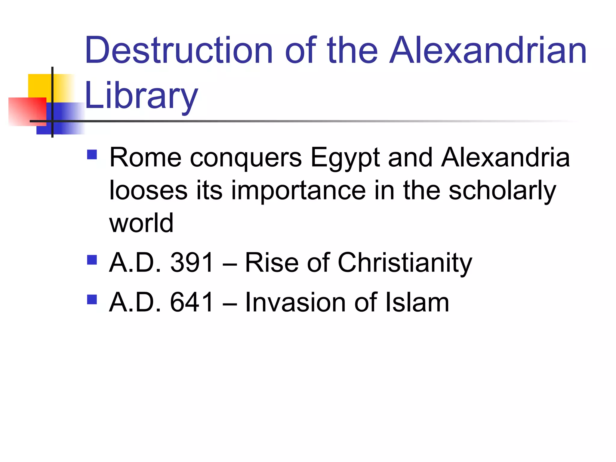 History of Libraries | PPT