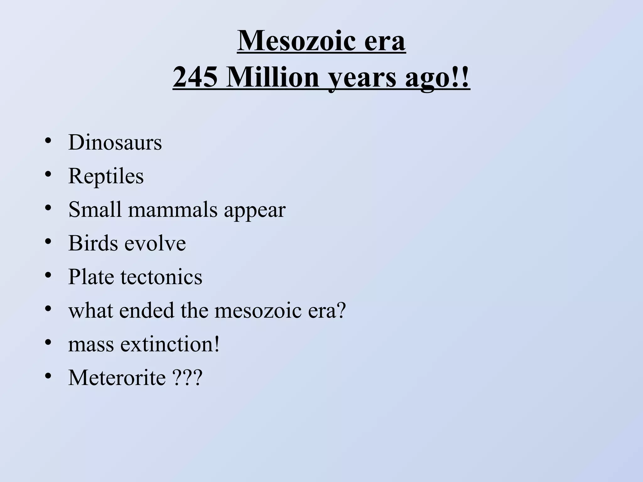 History of life on earth | PPT