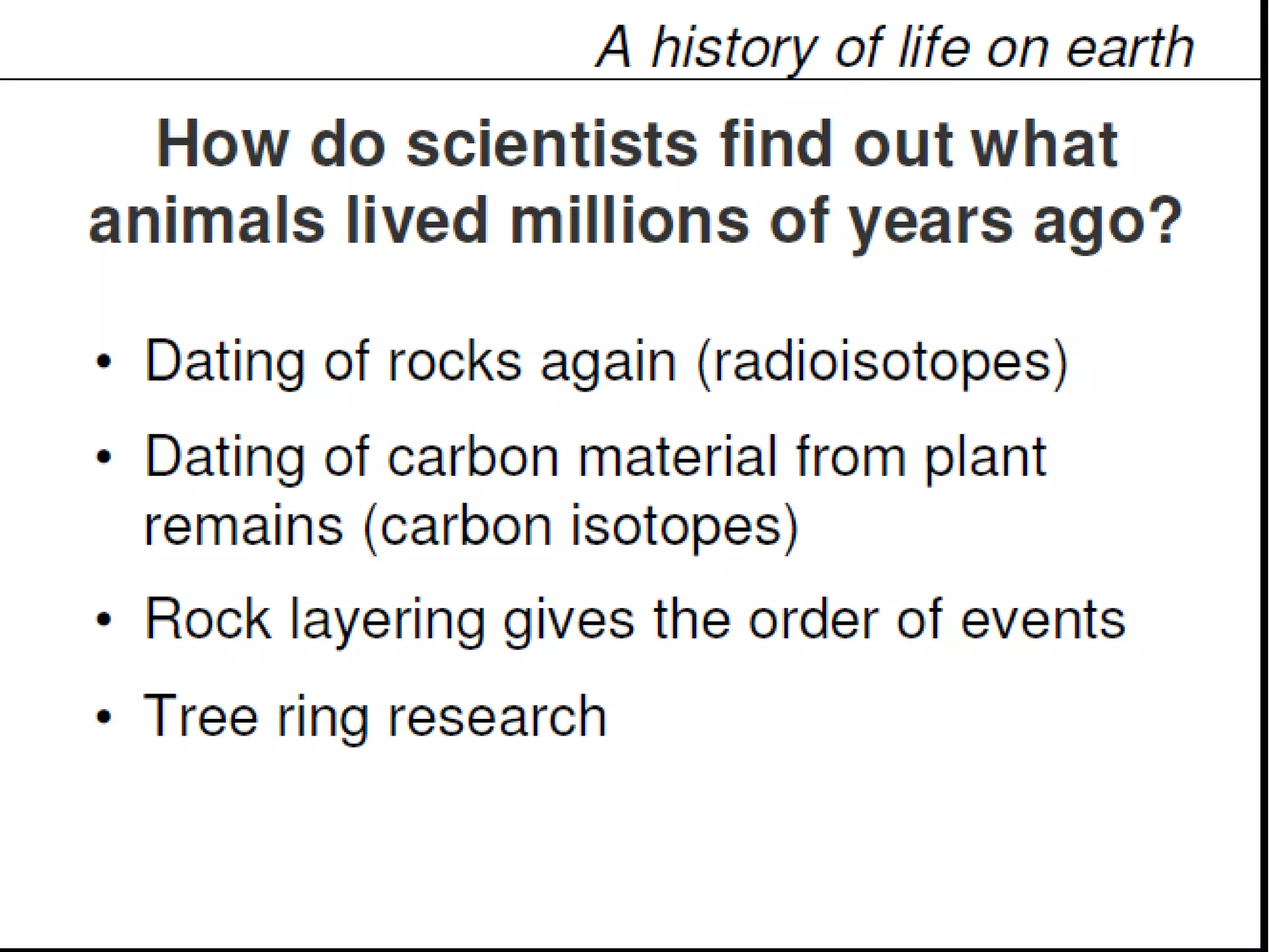 History of life on earth | PPT