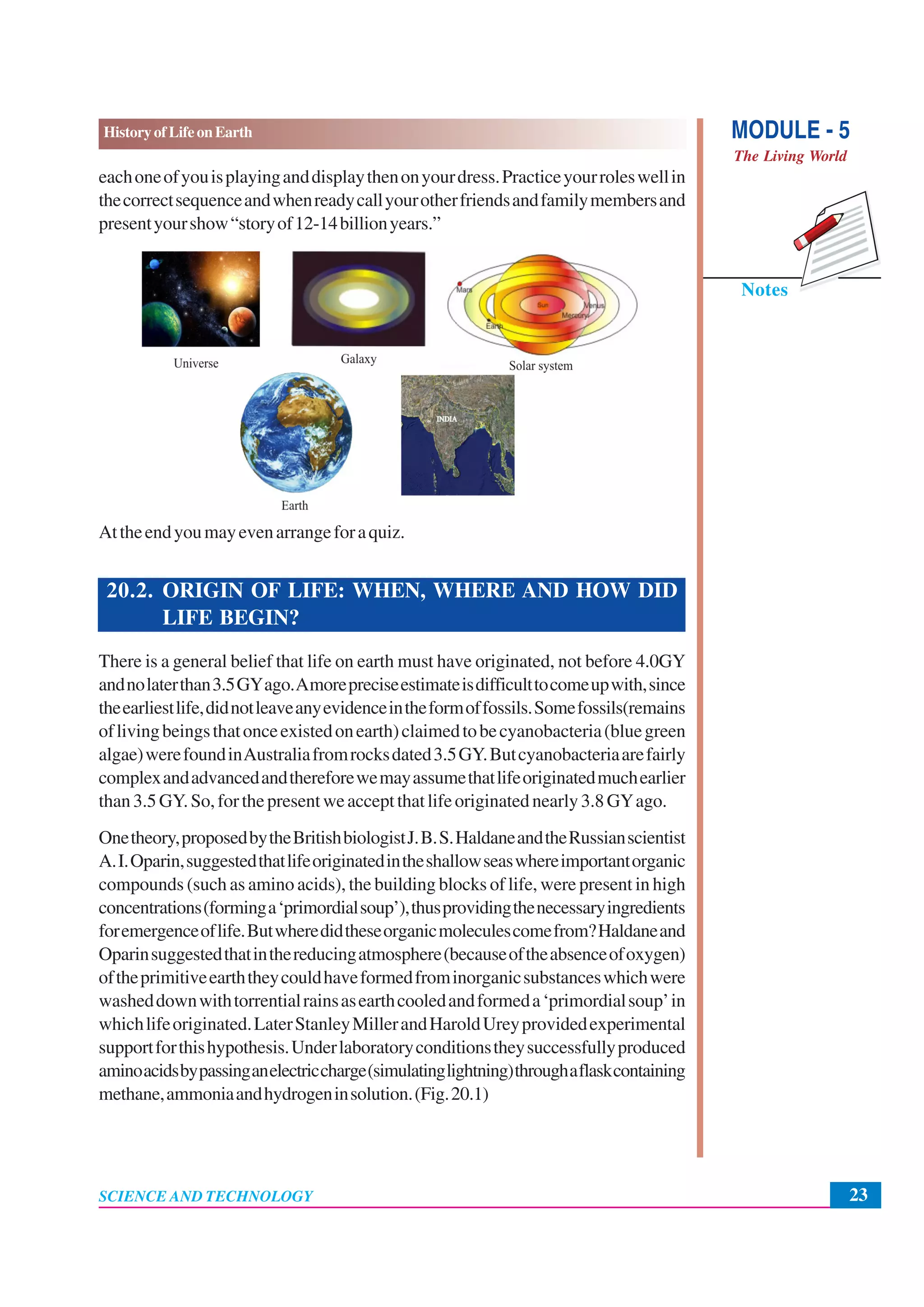 History of life on earth | PDF | Biological Sciences | Science