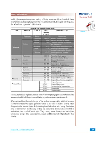 History of life on earth | PDF | Biological Sciences | Science