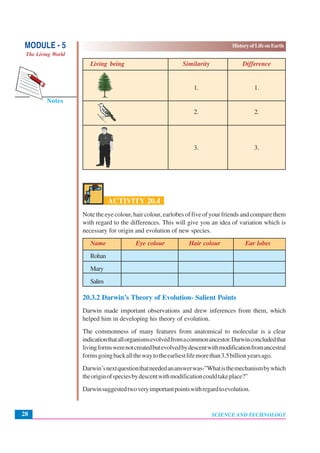 History of life on earth | PDF