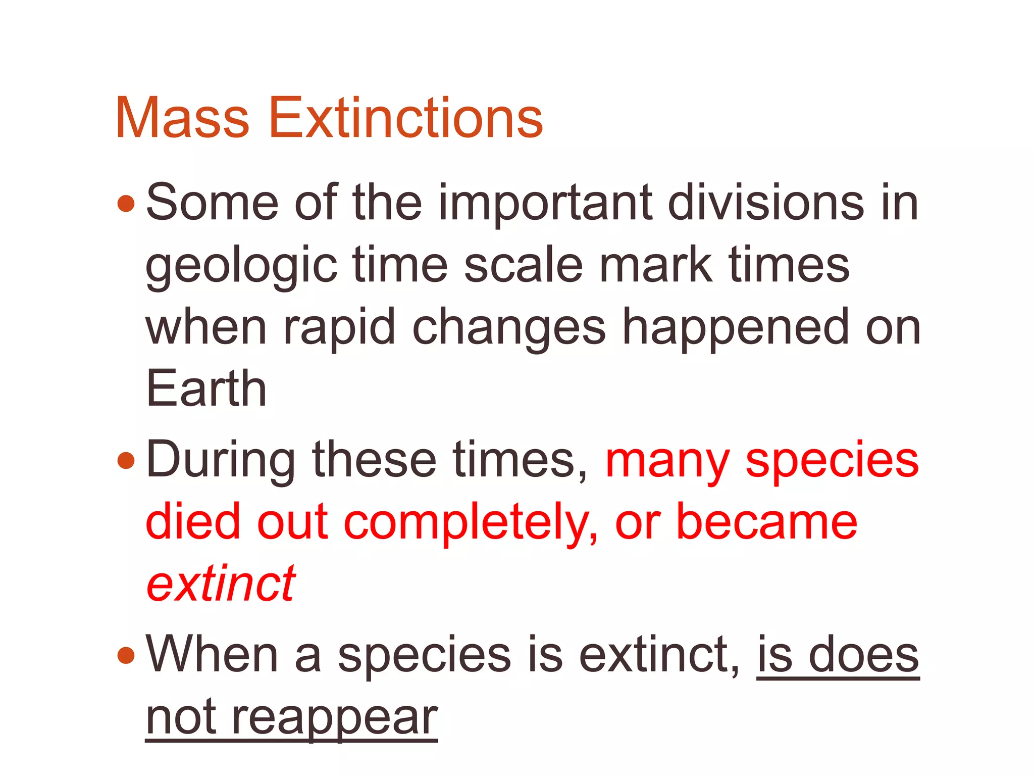 History of Life on Earth "Evidence of the Past" | PPTX