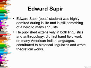 History of linguistics presentation | PPT