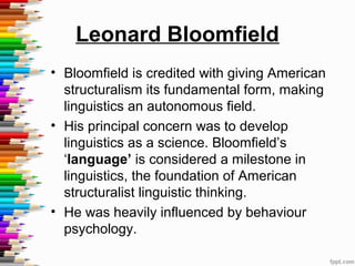 History of linguistics presentation | PPT