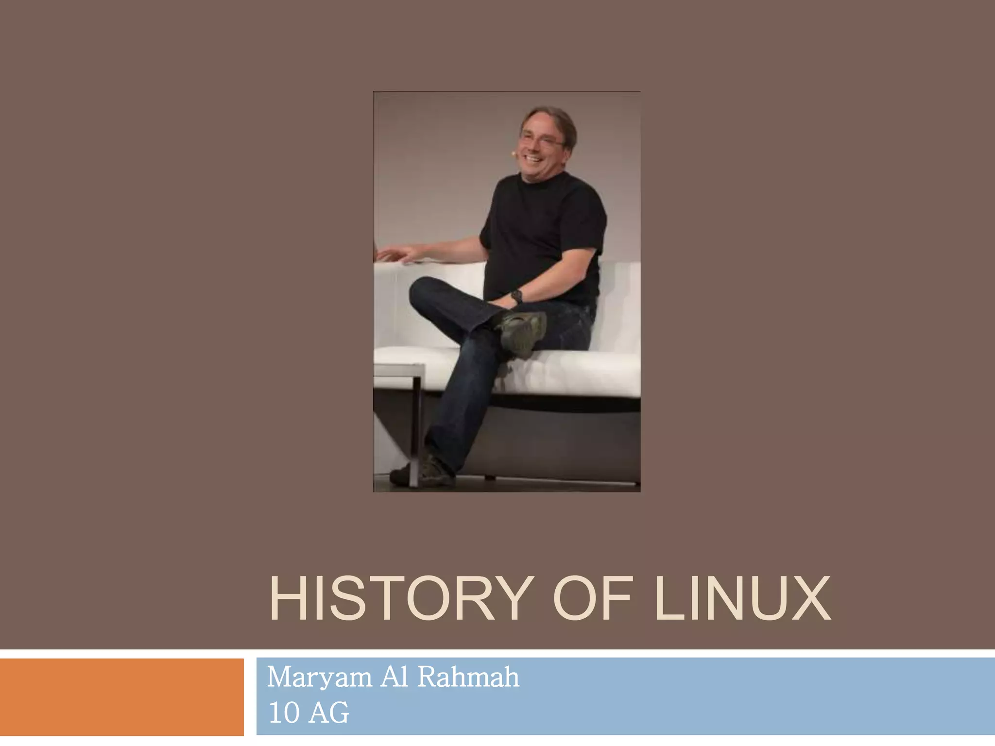 History of linux | PPT