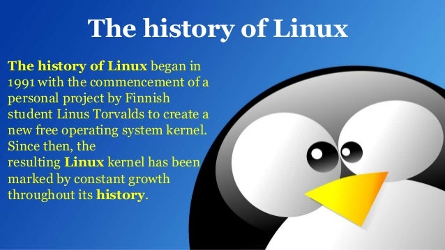 History of linux