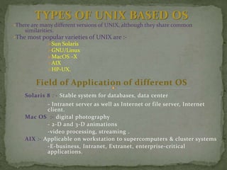 History of linux | PPTX | Operating Systems | Computer Software and ...