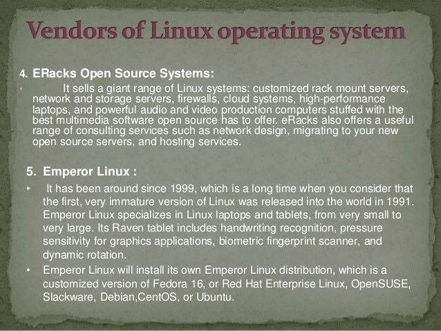 History of linux