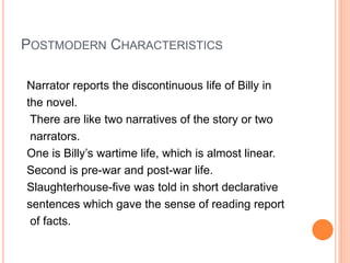 Characteristics of postmodern literature by using reference of post ...