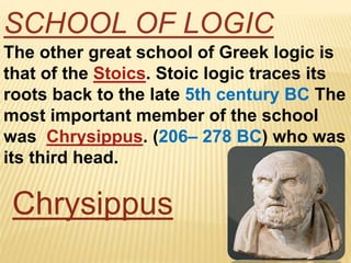 History of logic | PPTX