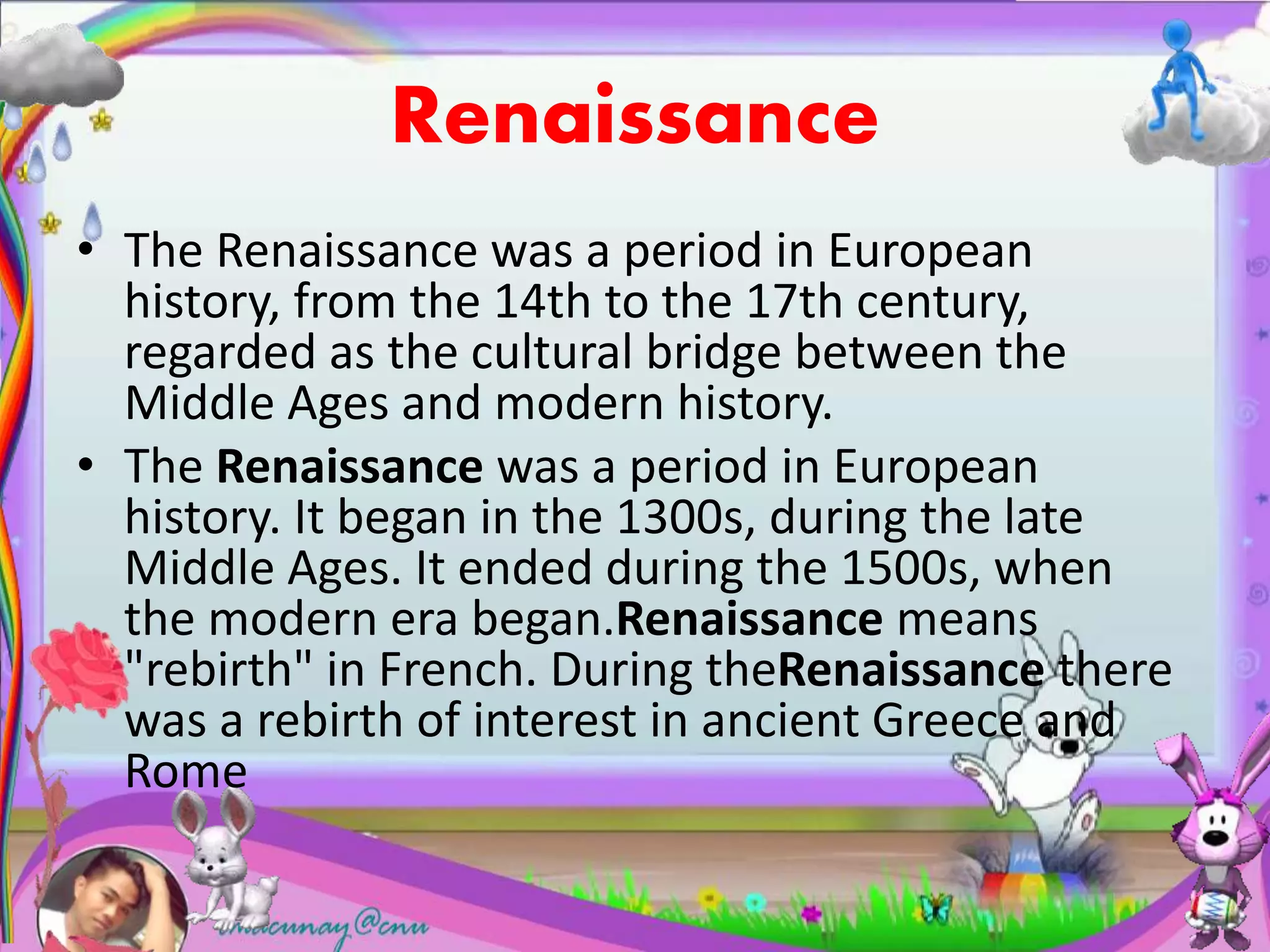The European Renaissance_History Of Mathematics(Rigino) | PPTX