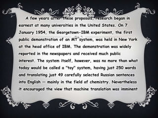 History of machines modified | PPTX