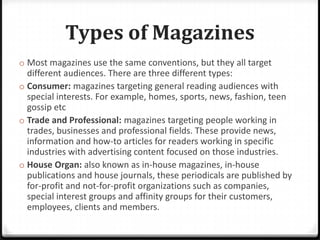 History of magazines | PPTX