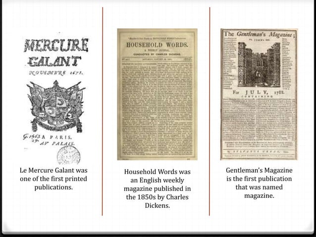 History of magazines | PPTX | Publishing Industry | Industries