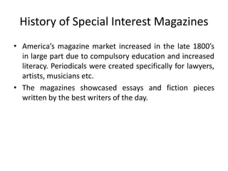History of magazines | PPTX