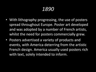 History of Magazines and Posters | PPTX