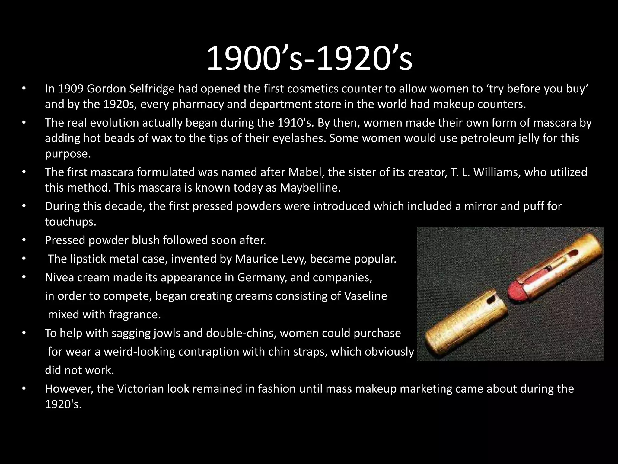 History of Makeup | PPTX