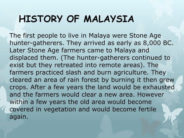 History of malaysia | PPTX