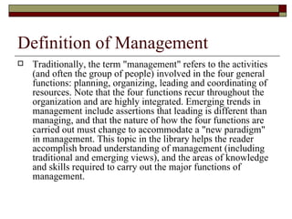 History of management | PPT