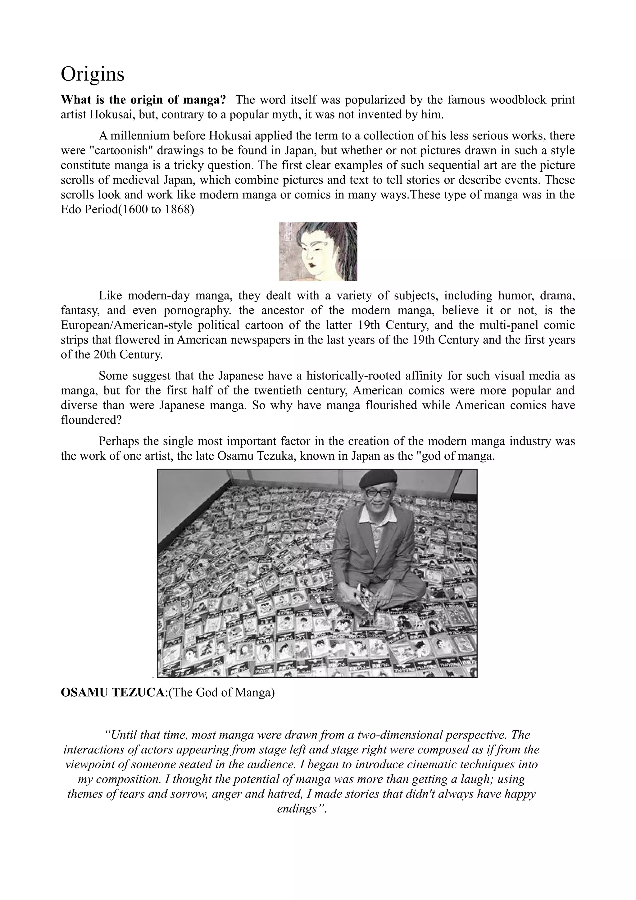 History of manga in English | DOC