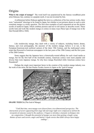 History of manga in English | DOC