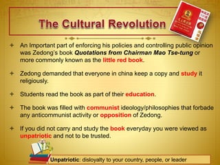 History of Mao Zedong and Communism PPT.pptx | Political Issues ...