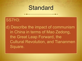 History of Mao Zedong and Communism PPT.pptx | Political Issues ...
