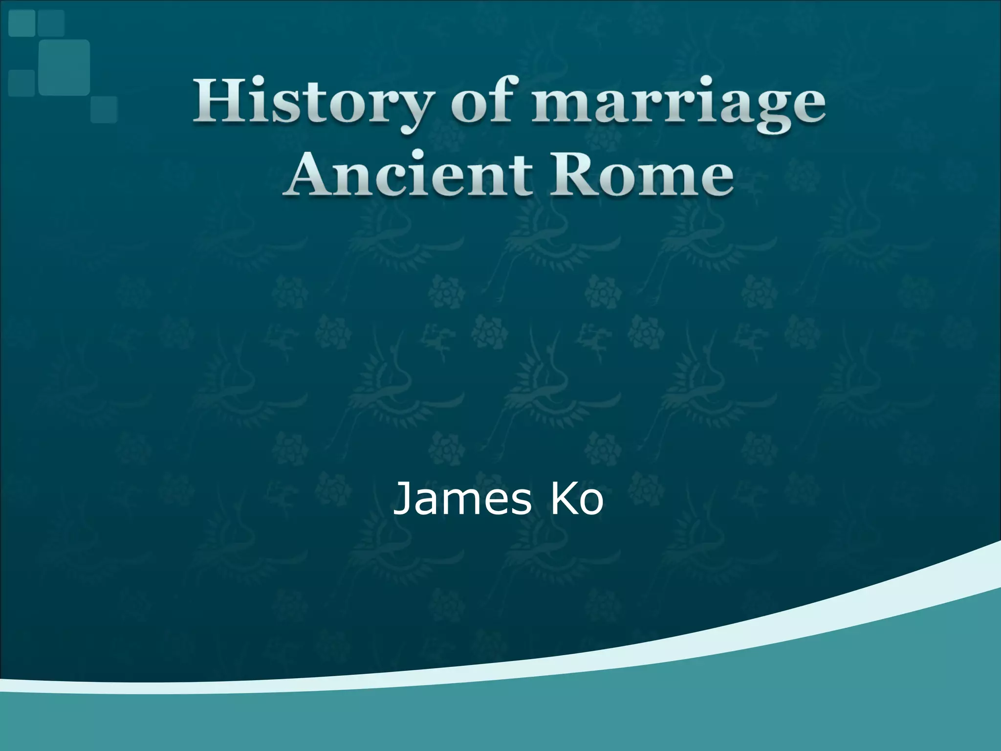 History Of Marriage | PPT